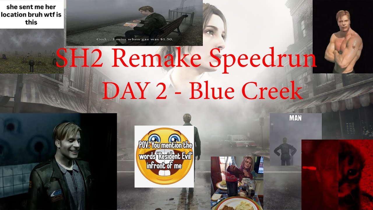 Silent Hill 2 Remake speedrun ANY% | DAY 2 | Blue Creek Apartments 25: ...