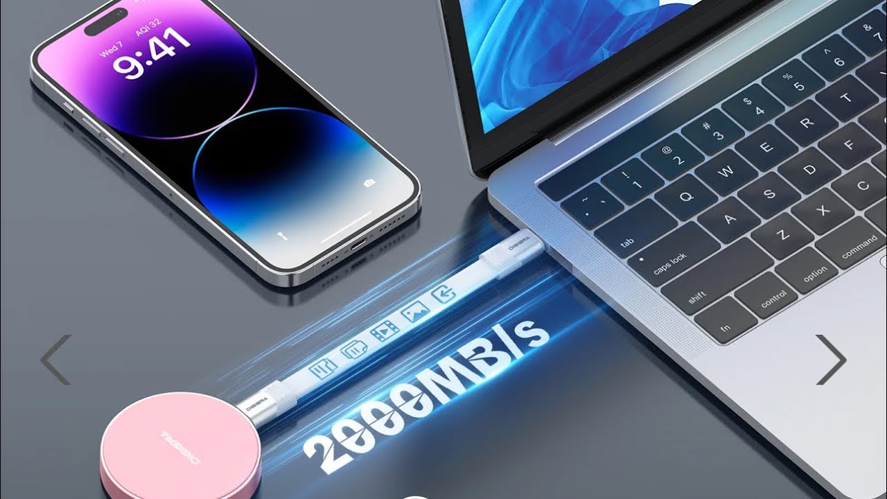 DIGIERA MagSafe Portable SSD drives! - YouTube