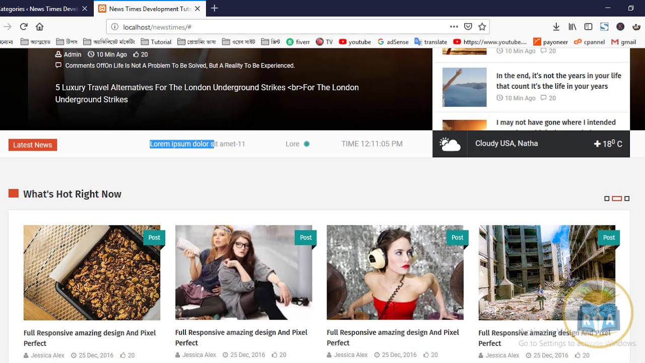 Wordpress Theme Developoment Part 10 How To Display Posts From A Wordpress Theme Developoment Part 10 How To Display Posts From A
