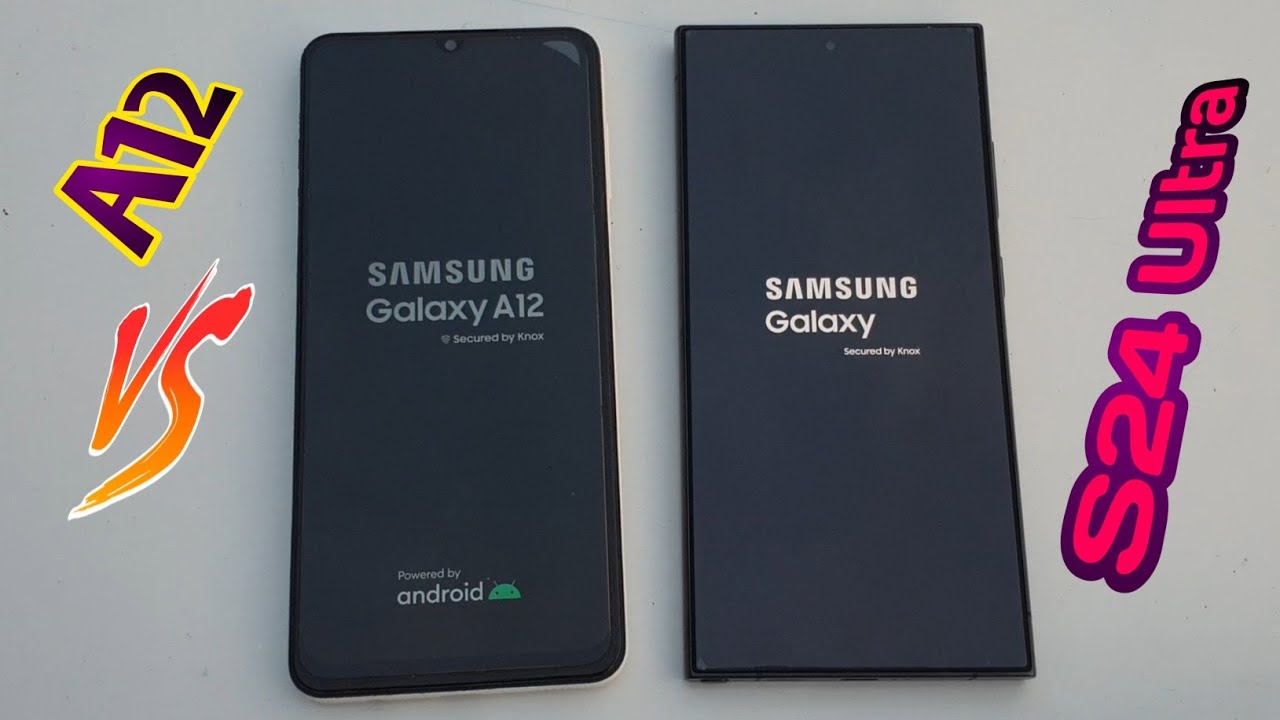 Samsung Galaxy S24 Ultra (Flagship Phone) VS Samsung Galaxy A12 ...