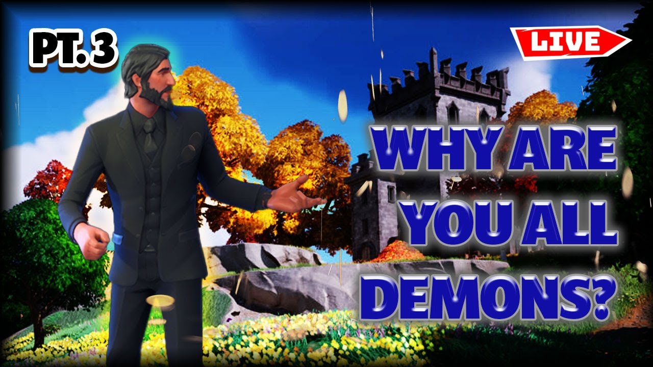 LIVE - 100hr Challenge Against Demons Who Can Actually Build (pt. 3 ...