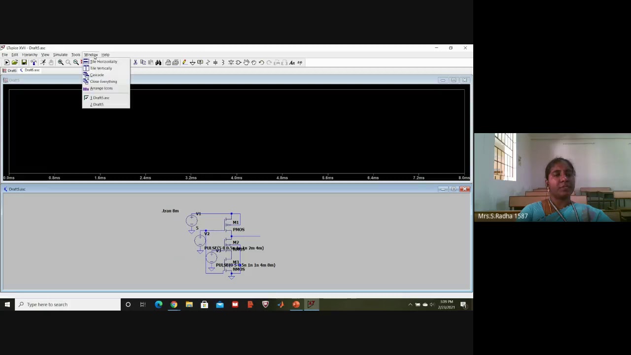 Dynamic CMOS Inverter LT Spice - YouTube