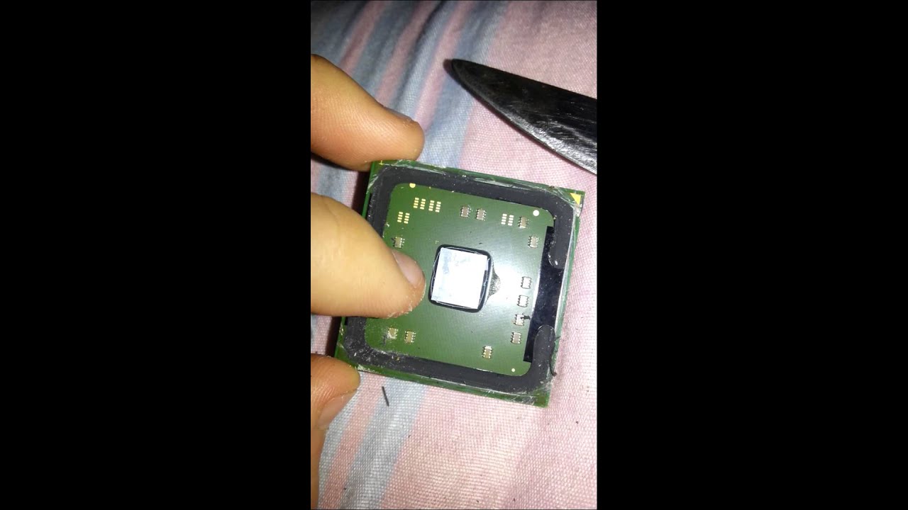Processor disassembly - YouTube