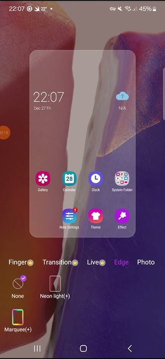 Note Launcher: For Galaxy Note Attribute - YouTube
