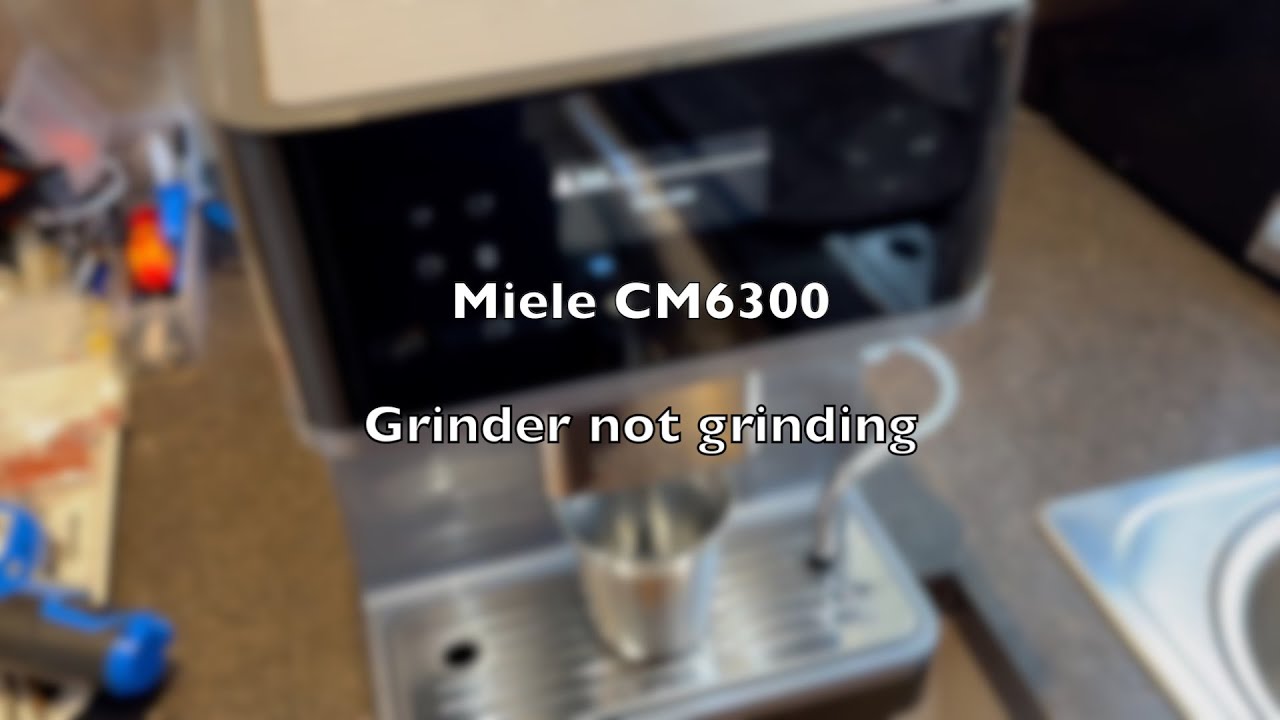 Miele CM6300 Bean To Cup Coffee Machine Grinder Fix & Deep Clean - YouTube