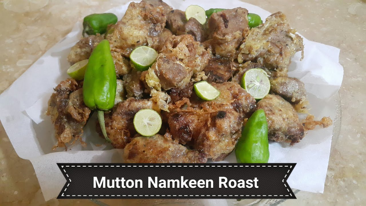 Namkeen Mutton Roast Recipe - Mutton Roast Recipe - Foodworks Pk - YouTube