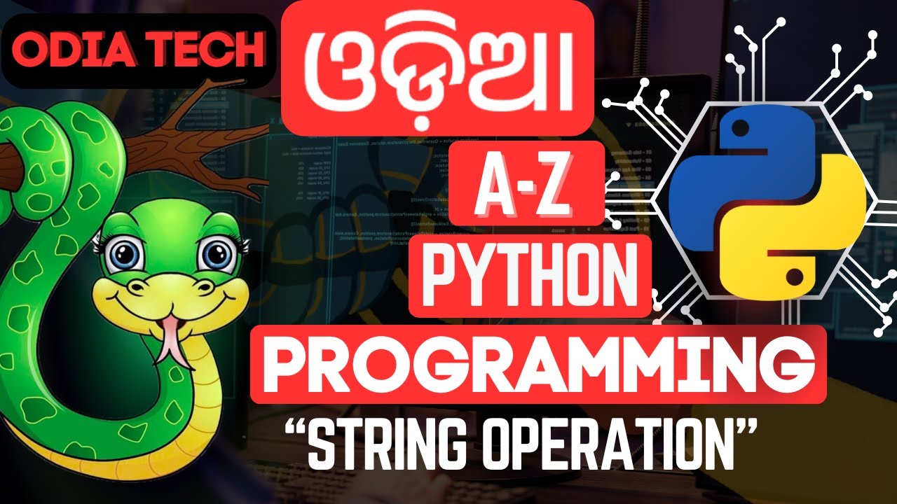 Strings- Python for Beginner | Odia Playlist - YouTube