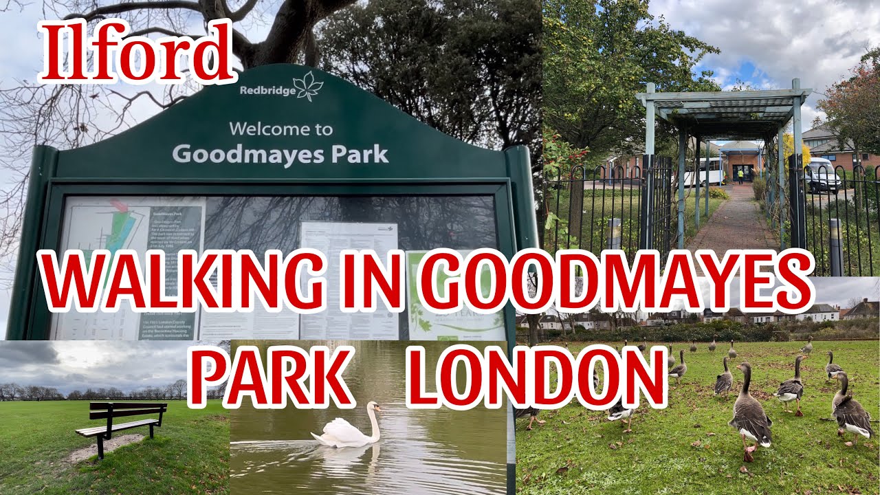 GOODMAYES PARK Walking TOUR IN LONDON | Nature during winter | London ...