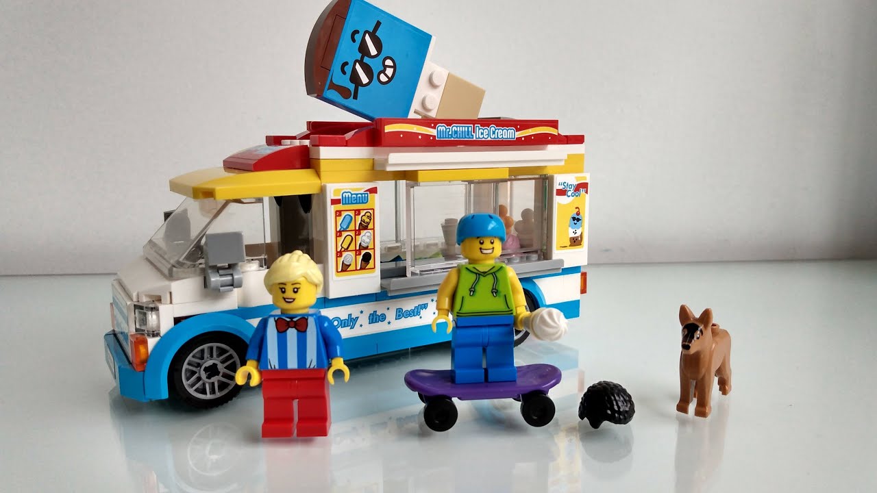 lego city 60253 ice cream truck lego speed build - YouTube