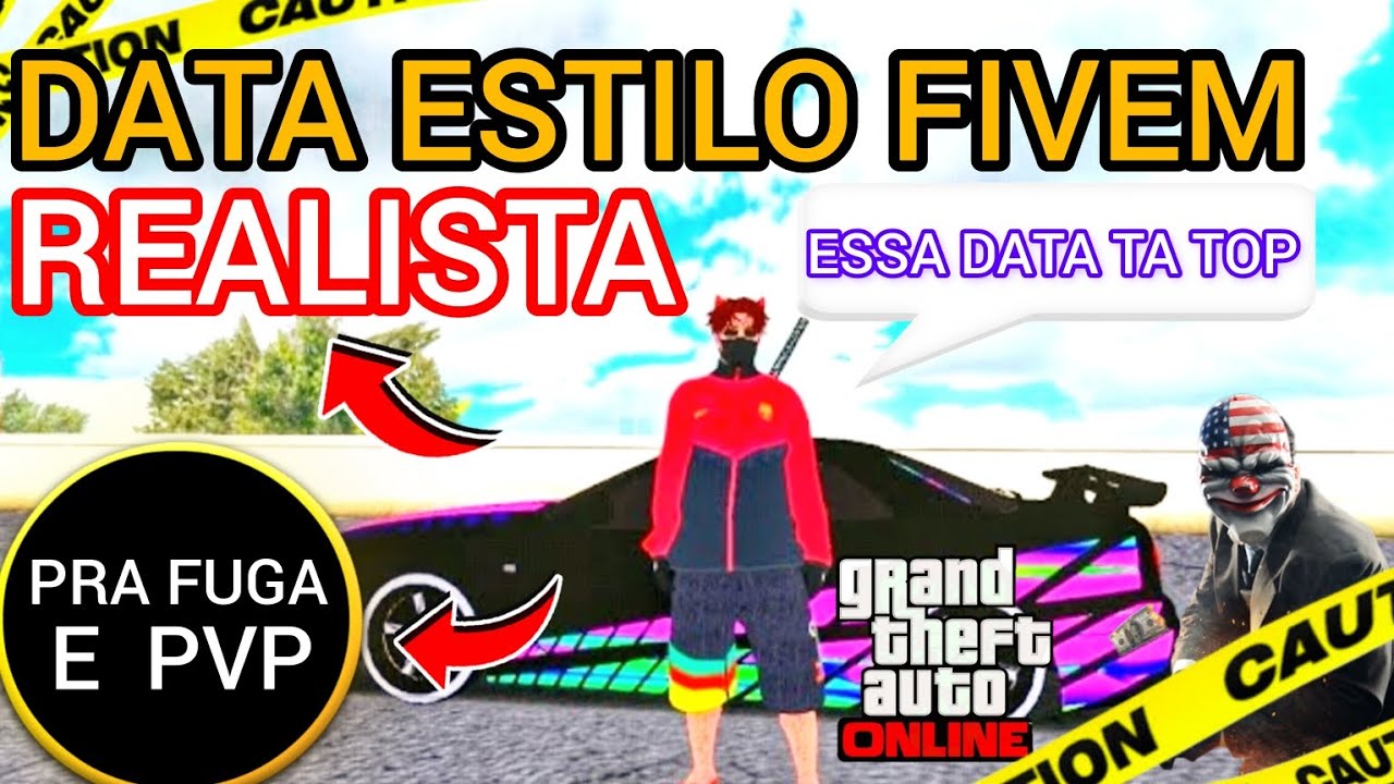 ♾️SAIU!! DATA ESTILO FIVEM REALISTA PARA FUGA & PVP (ANDROID/SAMP) - SEM BUG DE RENDER - YouTube