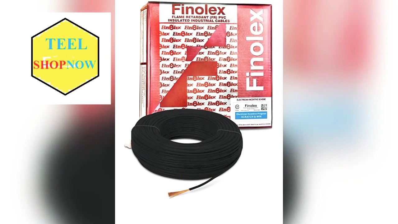 Wires|10305013|2.5sqmm|finolex|Electricals|2,300/-Rs. teelshopnow - YouTube