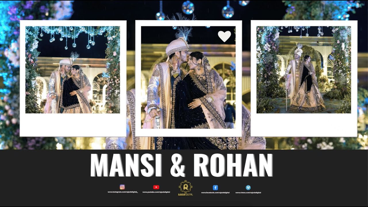 MANSI & ROHAN Wedding Teaser Om Paradise Mathura | Rajesh Digital Faridabad Photographer ...