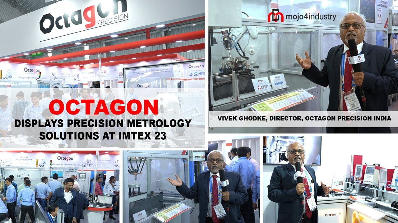 Octagon displays precision metrology solutions at IMTEX 23 - YouTube