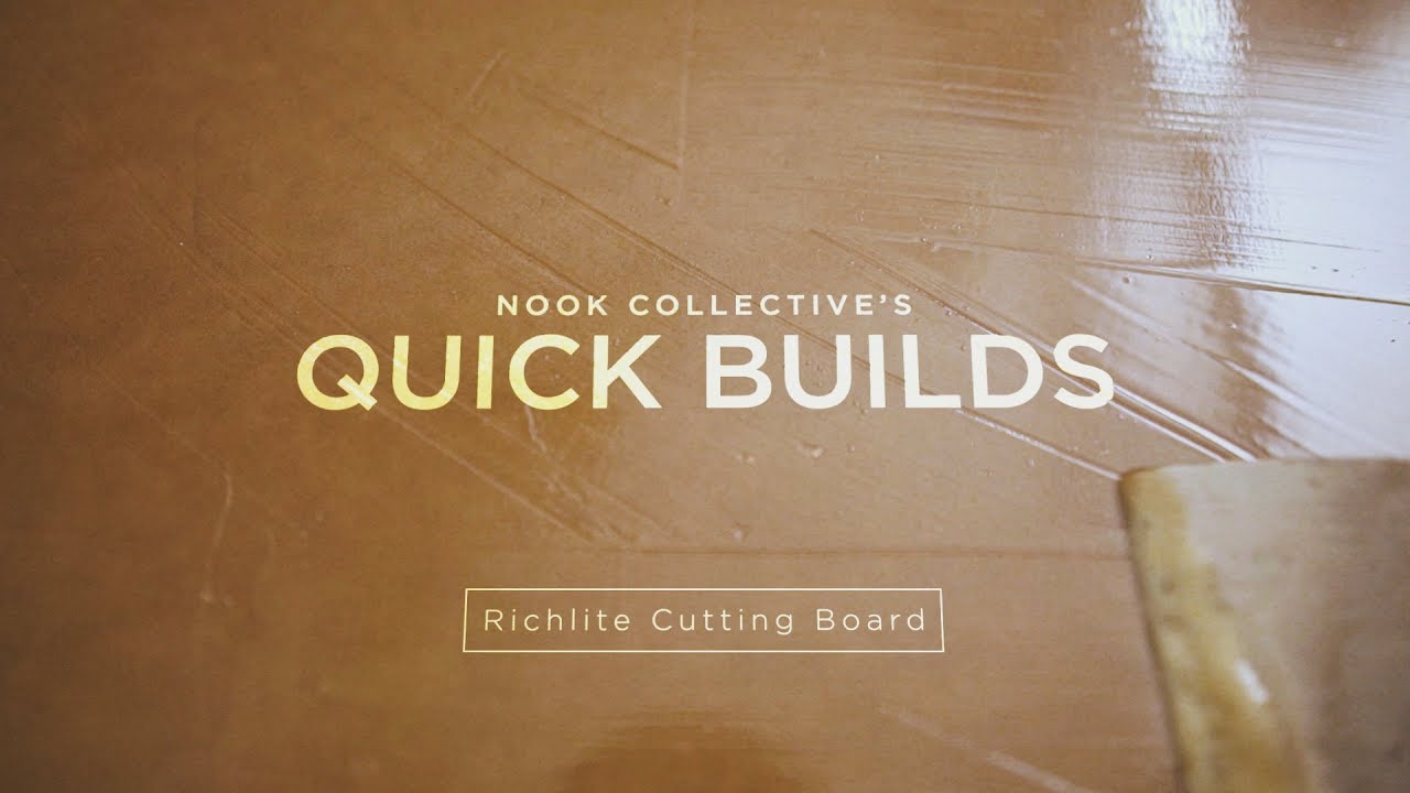 Quick Builds: Richlite Cutting Board - YouTube