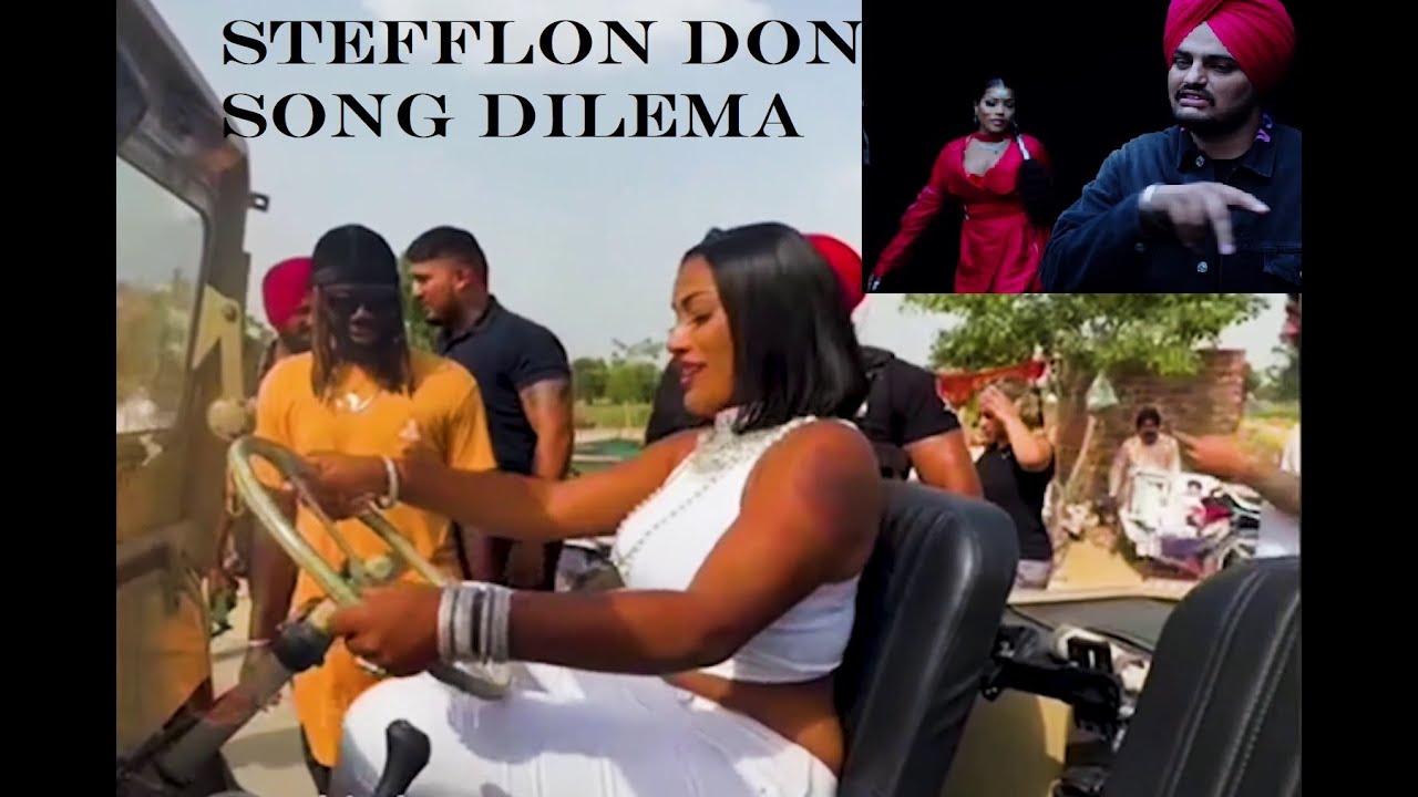 Stefflon Don Dilema song shoot in Sidhu Moose Wala village Moosa with ...