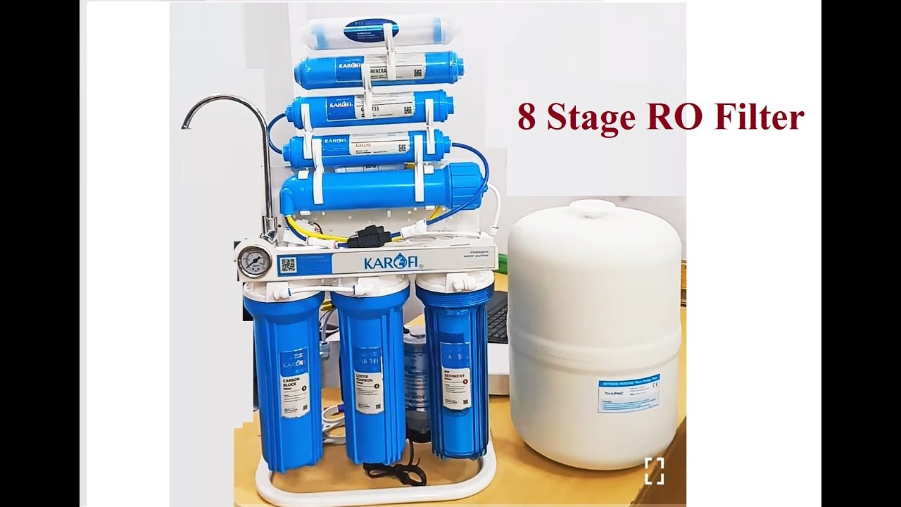 KAROFI RO 8 STAGE WATER PURIFIER - YouTube