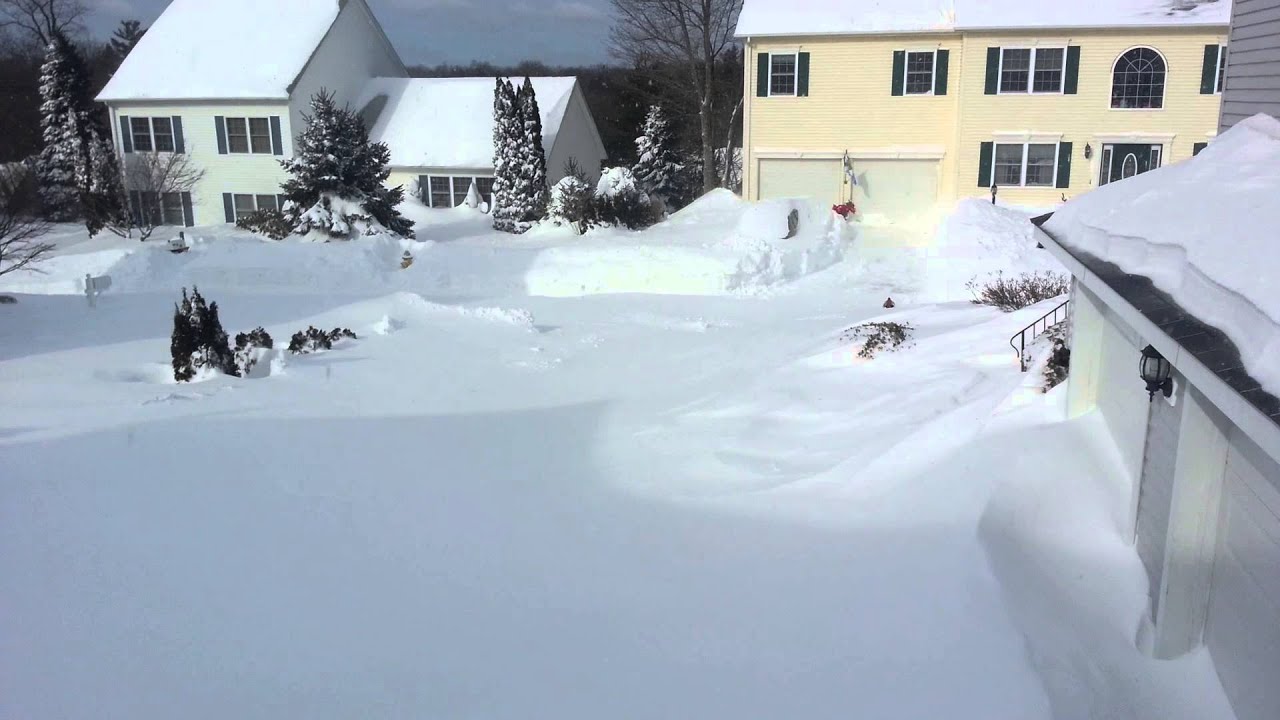 2013 Nemo Blizzard aftermath in Shelton CT - YouTube