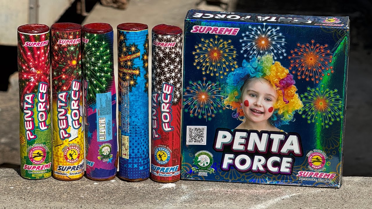 200 rs penta force skyshot for diwali , crackers price and testing ...