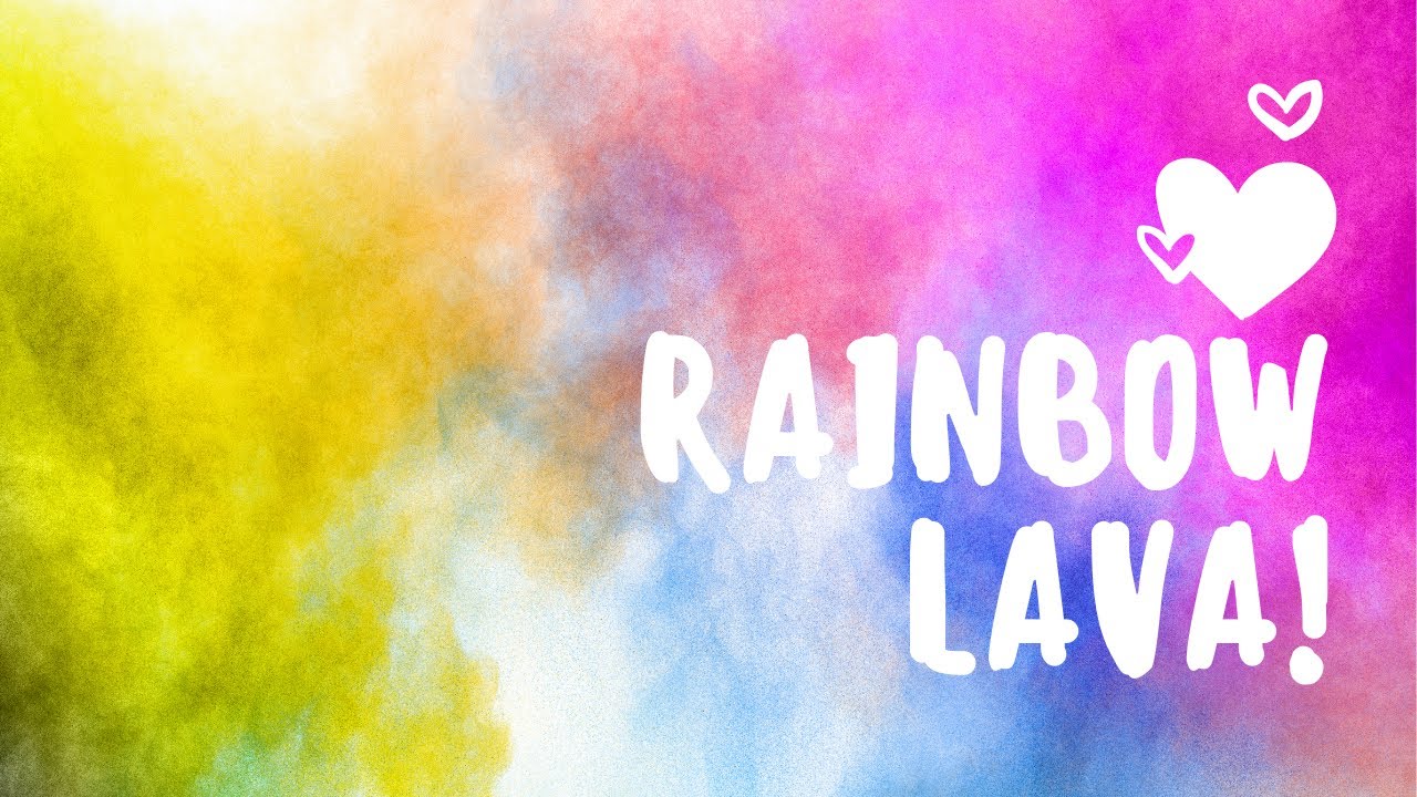 Rainbow Lava Eruption | Glow-in-the-Dark Lava | Easy Rainbow Lava ...