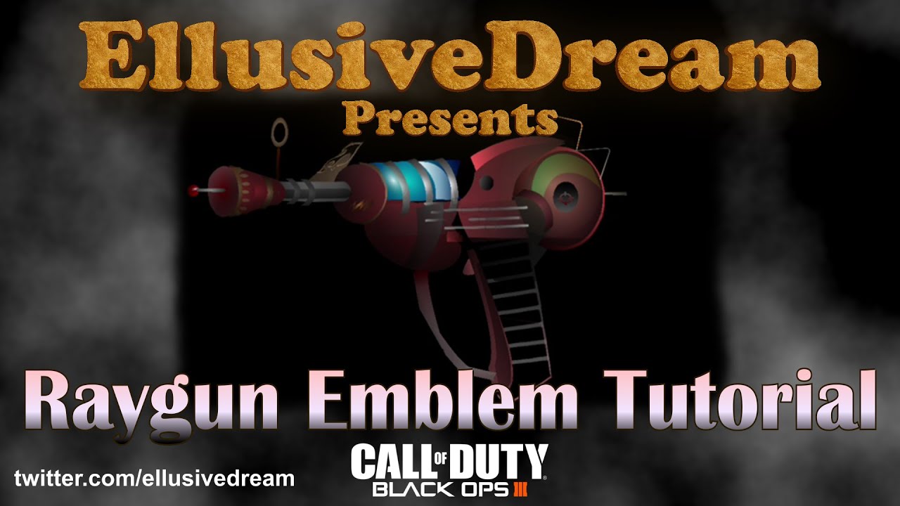 Raygun CoD Emblem Tutorial by EllusiveDream - YouTube