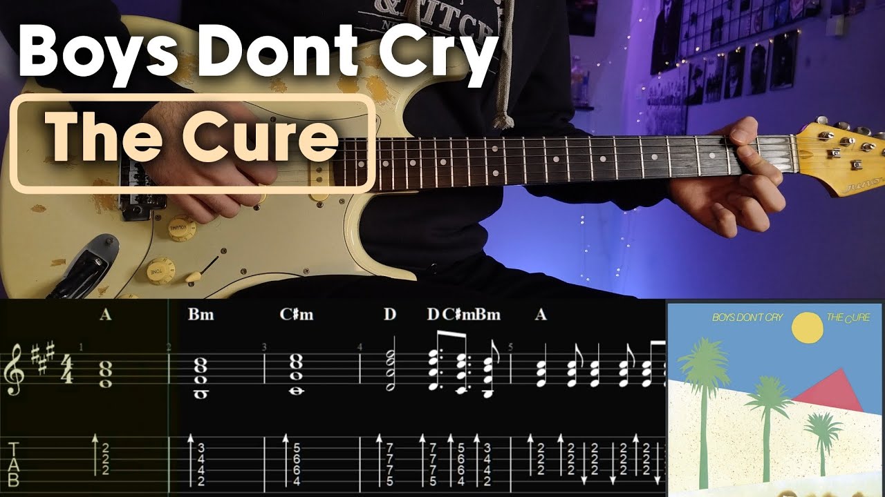 The Cure-Boys Dont Cry(Guitar tabs/lesson) - YouTube