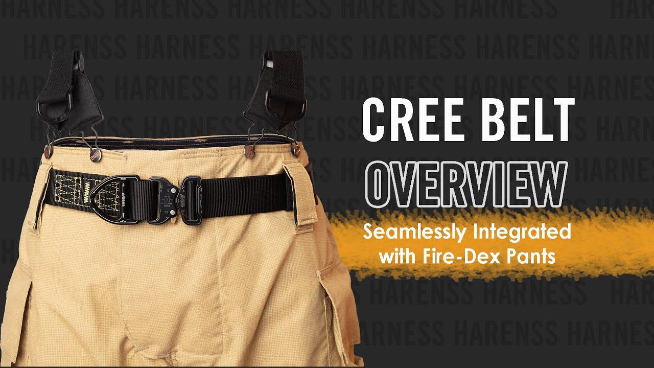 Firefighter Cree Belt | Best Escape and Ladder Belts - YouTube