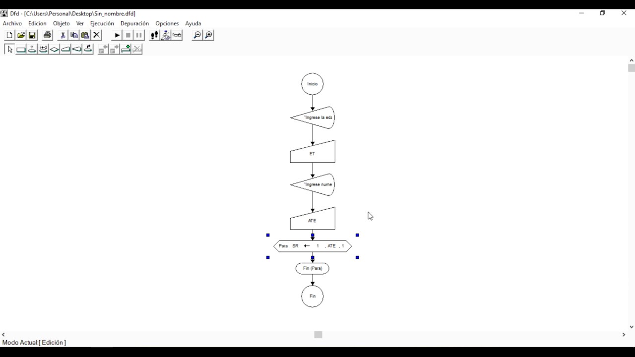 DFD - Explicación Ciclo Para (Bucle FOR) - YouTube