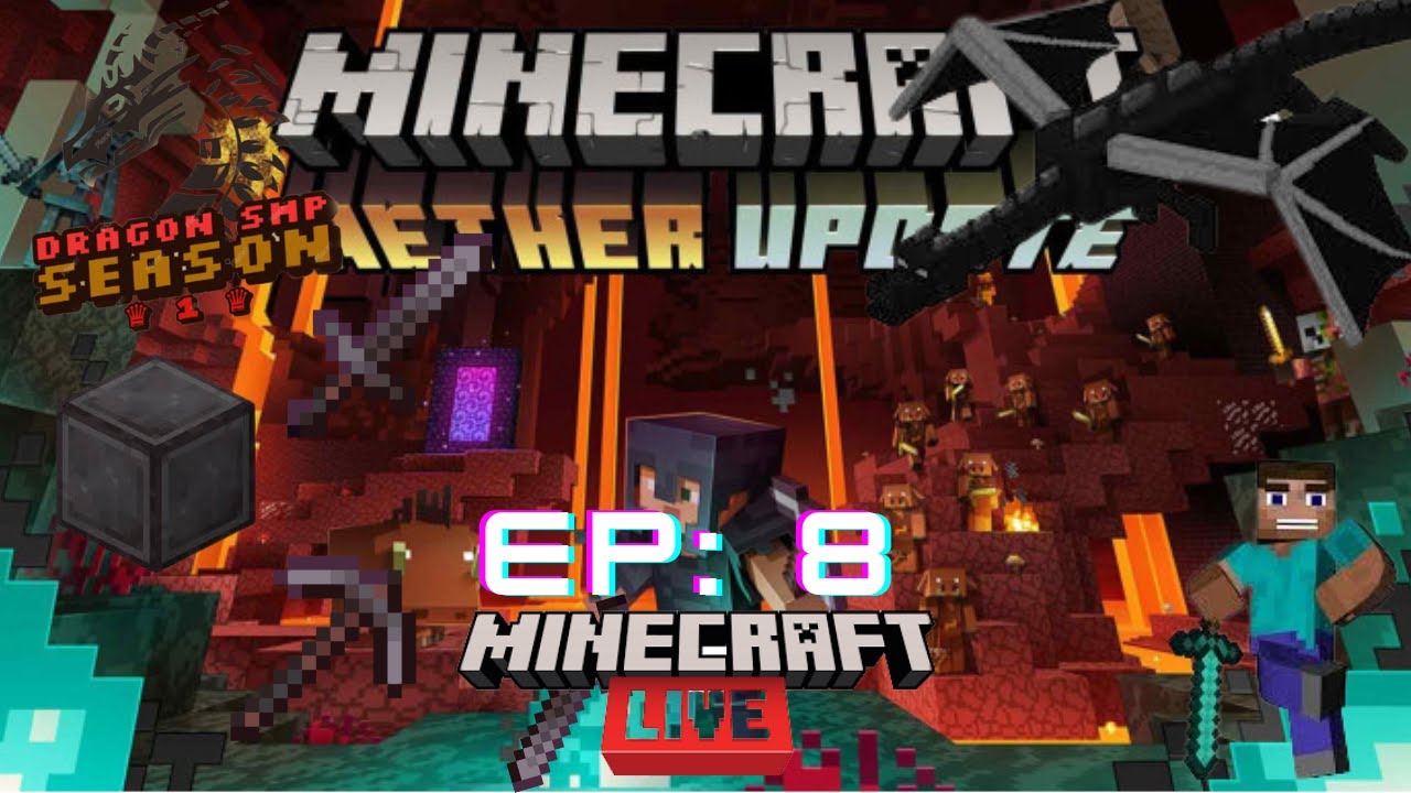 MINECRAFT | LIVE STEAM | MINECRAFT EP : 8| LIFE STEAL SERVER | SMP ...