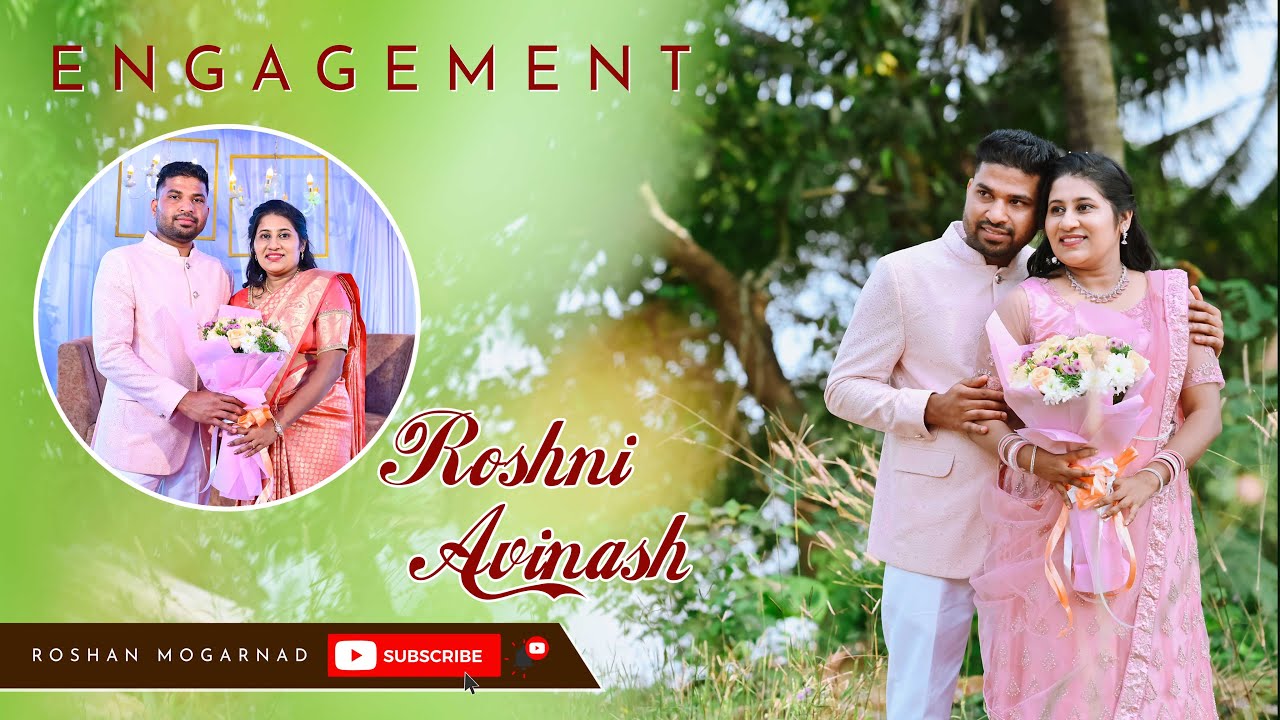 ENGAGEMENT CEREMONY OF ROSHNI-AVINASH | ROSHAN MOGARNAD PHOTOGRAPHY | - YouTube