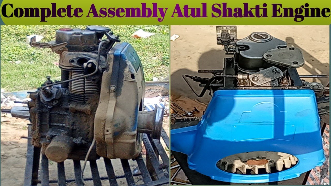 Complete Assembly Atul Shakti Engine l Full Engine Repiar Atul Shakti l ...