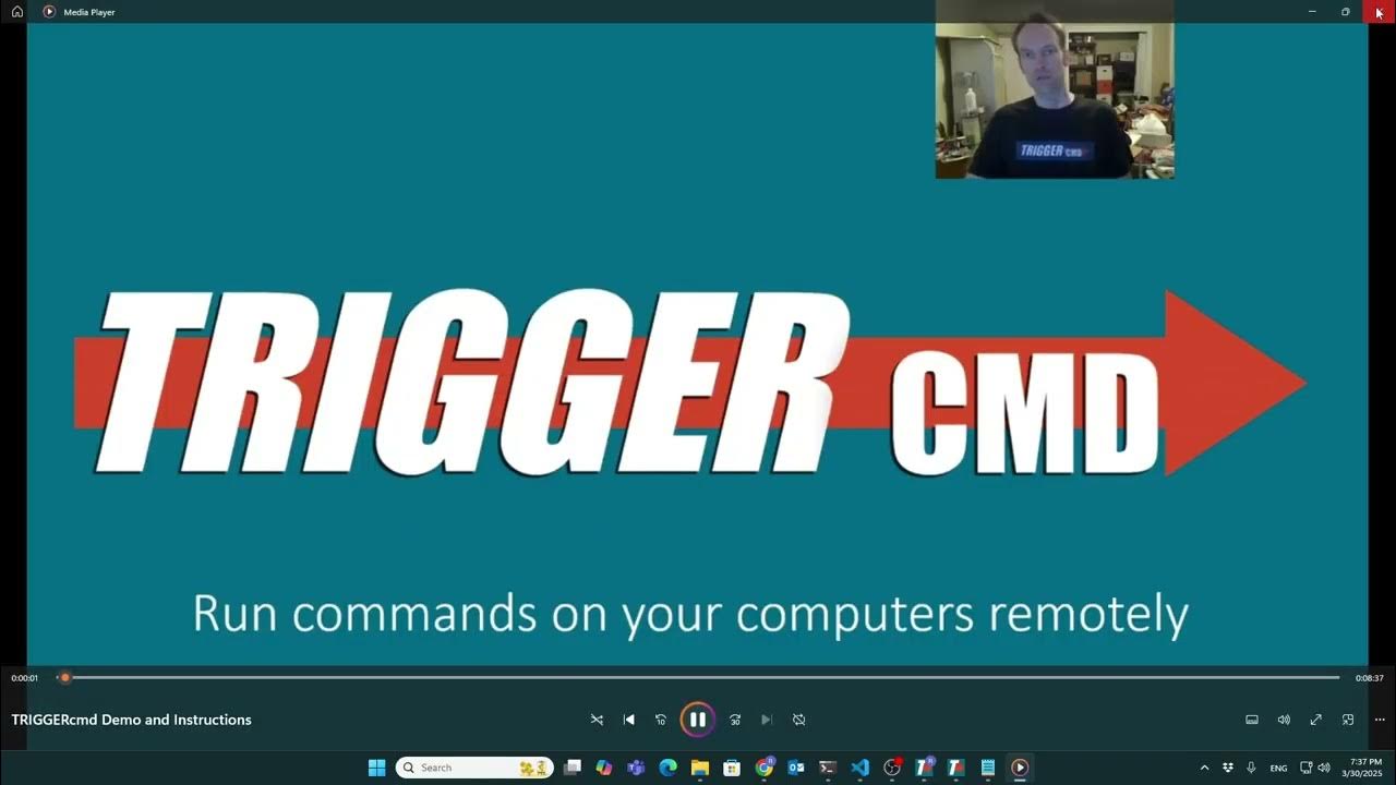Youtube video and metadata download python script via TRIGGERcmd panel - YouTube