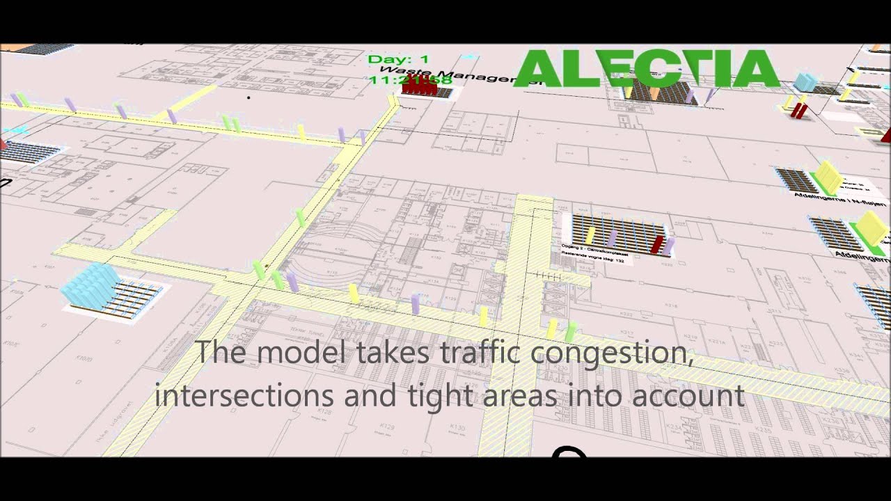 AGV Simulation - YouTube