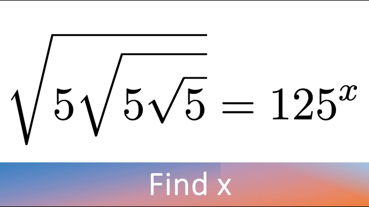 You should know this trick to solve such multiple square roots - YouTube