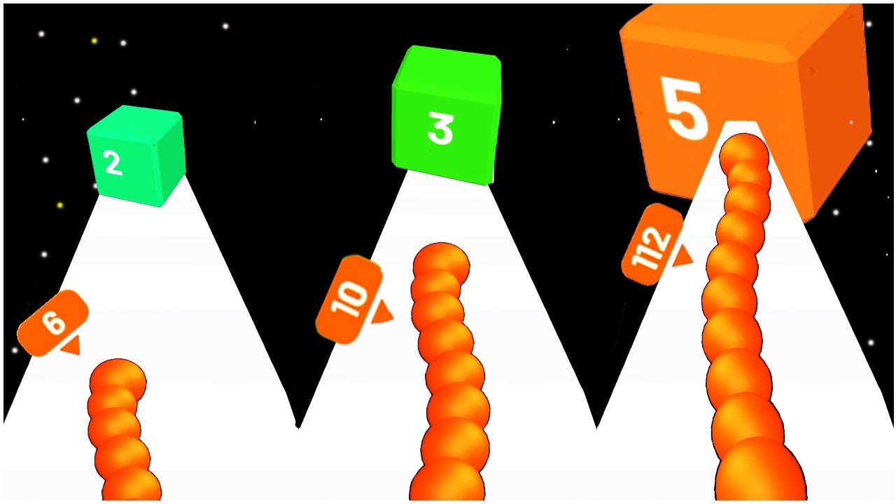 Snake Run - Gameplay Walkthrough - Max Levels (Lvl 1-15) IOS/IPAD - YouTube