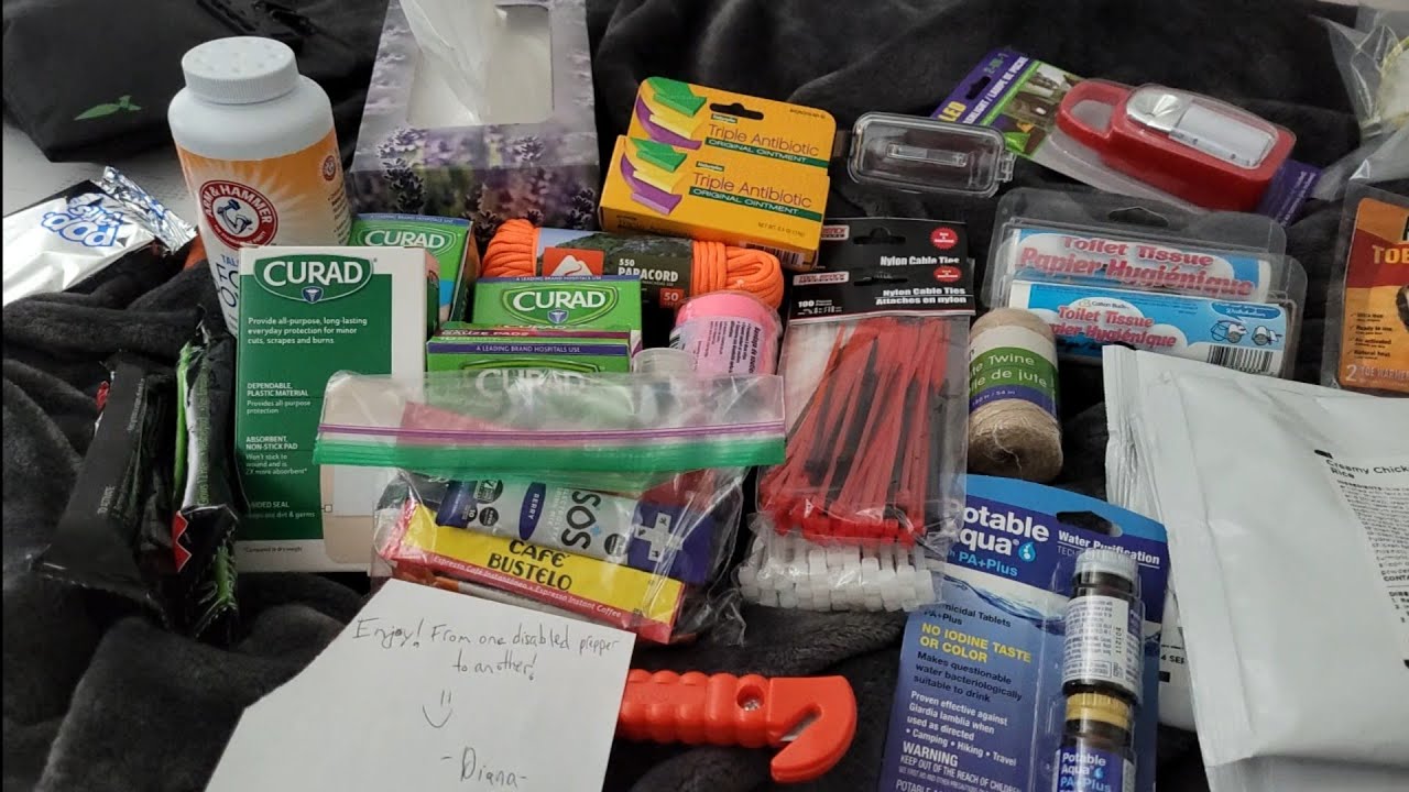 Care Package From Diana - Disabled and Prepping - YouTube
