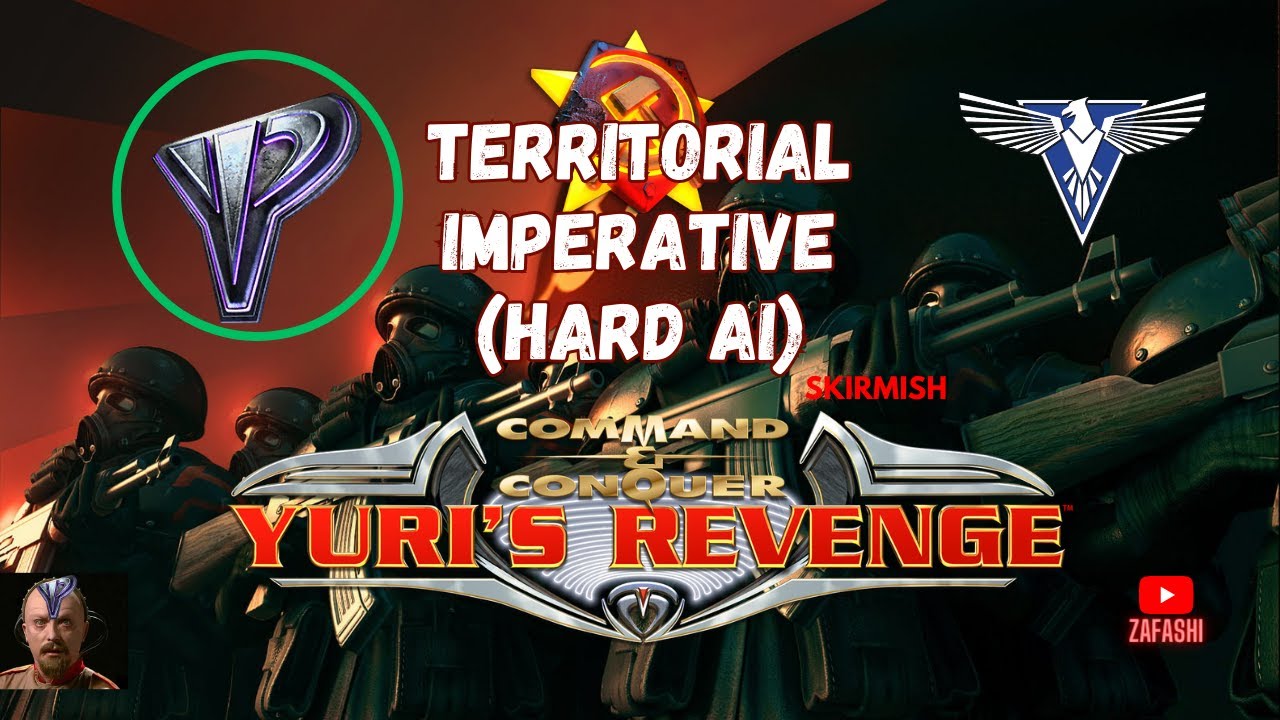 Red Alert 2 Yuri's Revenge Map: Territorial Imperative 1v7 (HARD) - YouTube