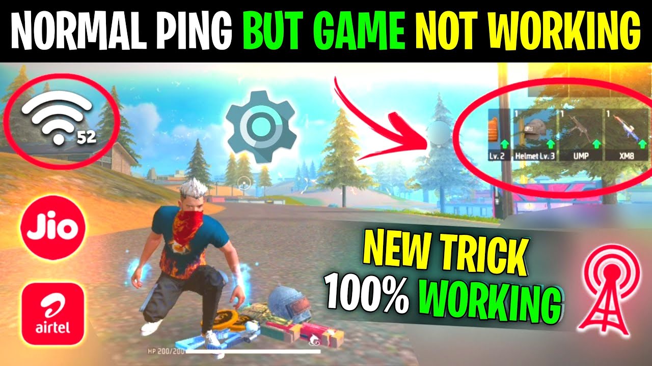 Free Fire Ping Normal But Not Working | Free Fire Network Problem Jio ...