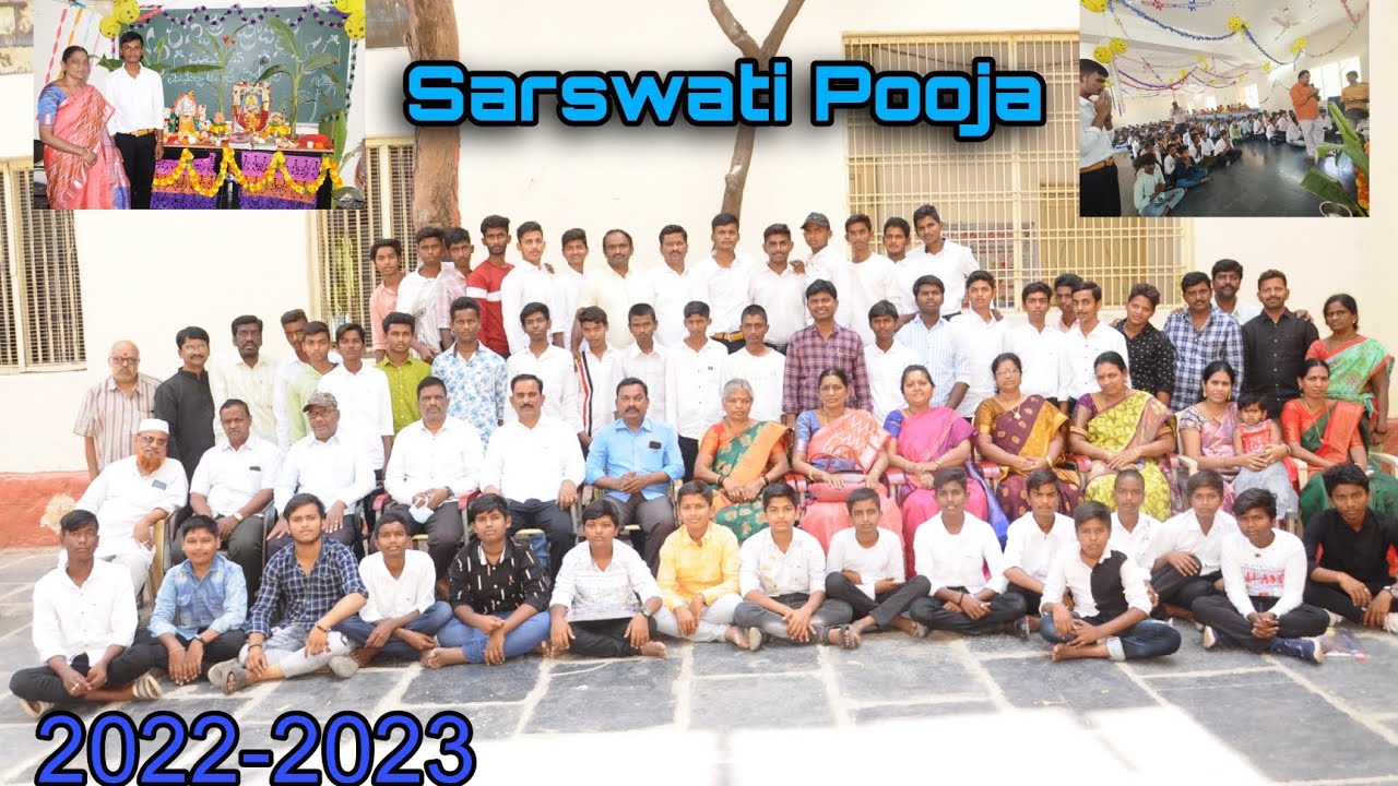 SARASVATI POOJA 2022-2023 BATCH GOVT.HIGH.SCHOOL.DMM - YouTube
