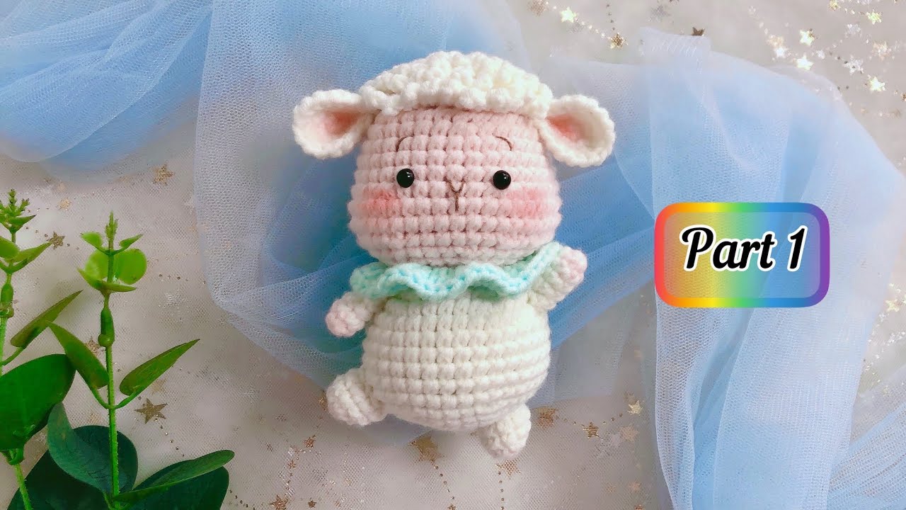 (P1) CROCHET LITTLE SHEEP KEYCHAIN | Hướng Dẫn Móc Bé Cừu Nhỏ Xinh Làm ...