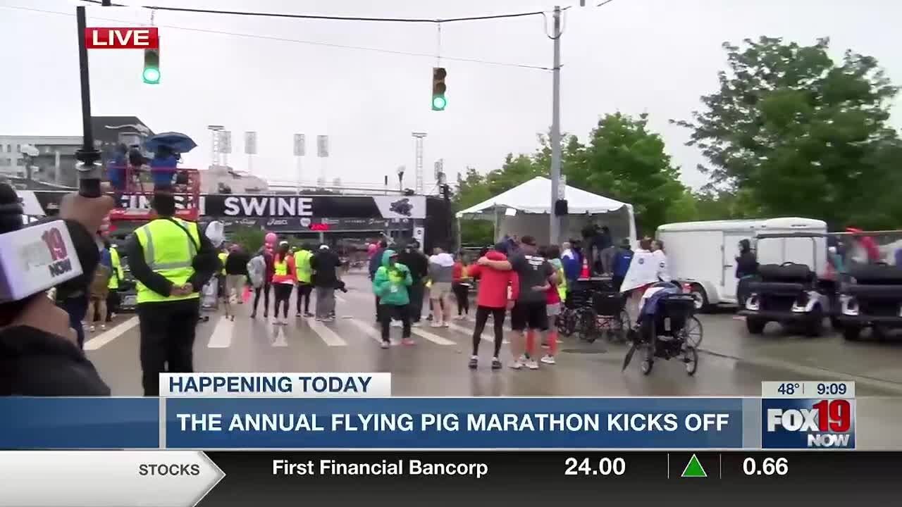 Runners finish the Flying Pig Marathon - YouTube