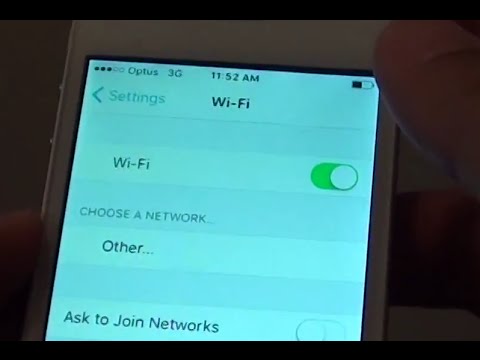 iPhone 4S: Fix Wi-Fi Enabled But Cannot Detect Wi-Fi Network - YouTube