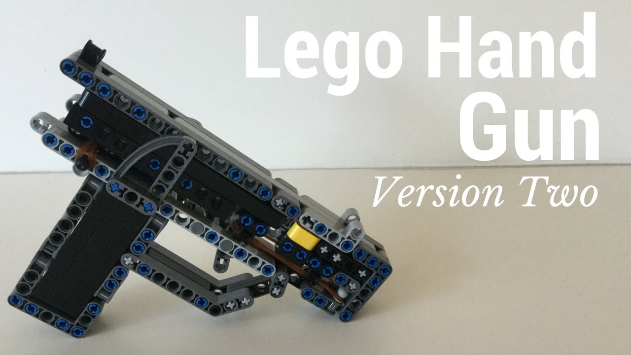 Best Working Lego Hand Gun Ever? +INSTRUCTIONS - YouTube