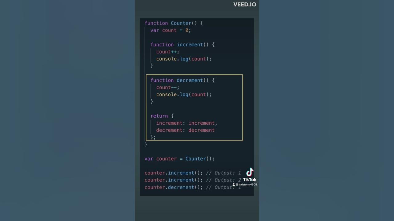 Closure Function In Javascript Javascript Frontend Learnonyoutube Learnwithme Software Web 