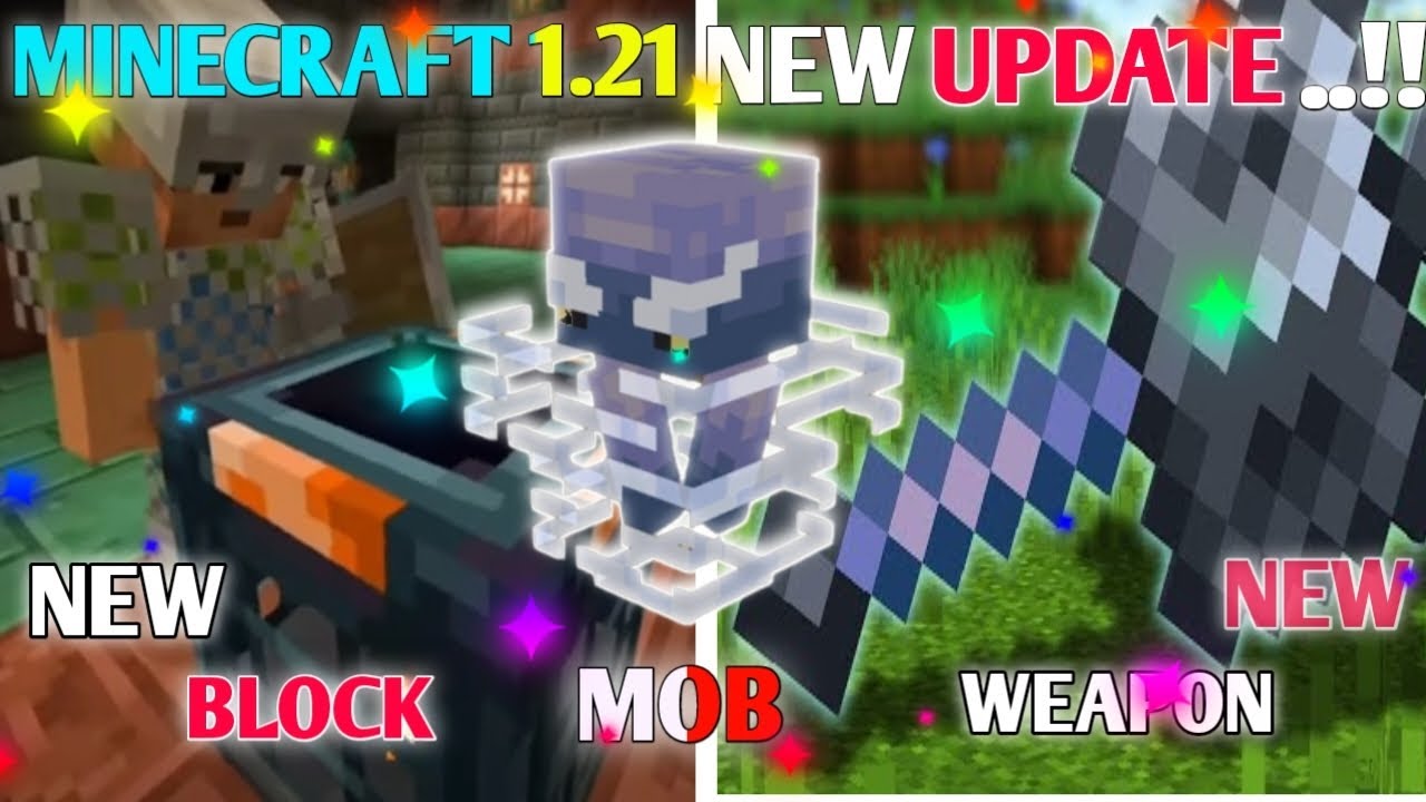 Minecraft 1.21 New best Updates !! 🔥 New Weapon,Structure,Mobs,Blocks ...