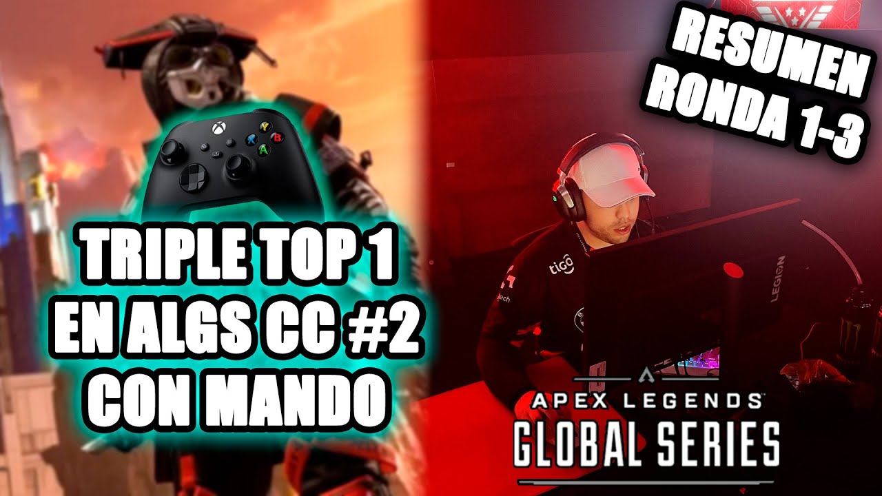 TRIPLE TOP 1 EN ALGS CC #2 RESUMEN DE RONDAS 1 - 3 - YouTube