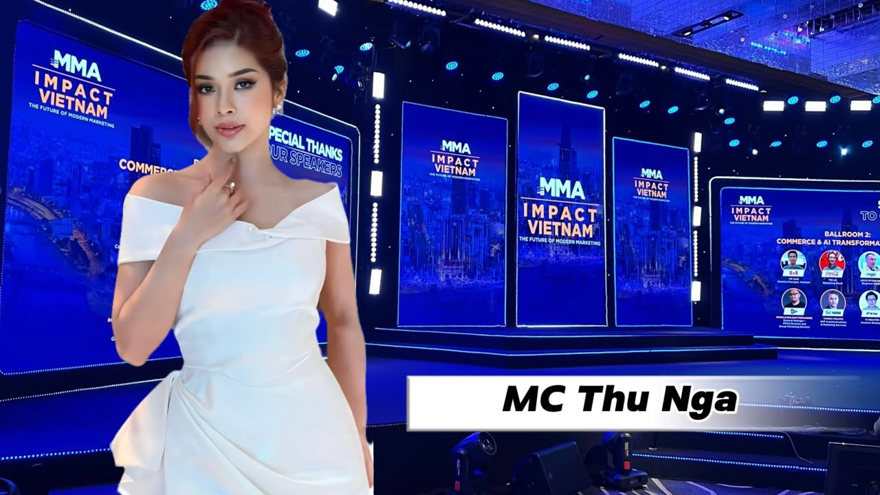 MC Thu Nga - MC song ngữ chuyên nghiệp - MMA IMPACT VIETNAM 2023 - YouTube