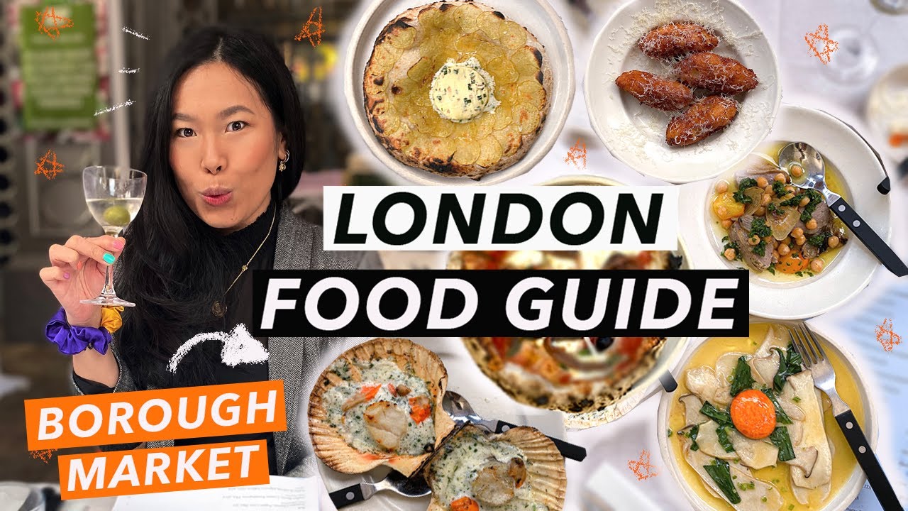 Eating a FEAST at Borough Market London | Outdoor Dining Food Tour ...