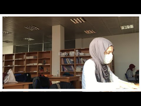 STUDY WITH ME l Kafkas Üniversitesi Tıp Fakültesi Kütüphanesi'nde Benimle Birlikte Çalışın