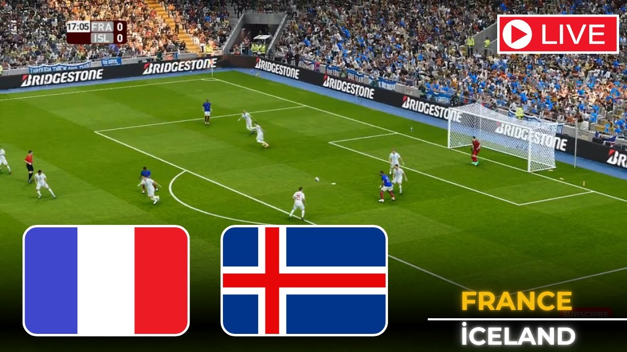 France vs Iceland LIVE Europe World Championship 20252026 Full Match HD ...