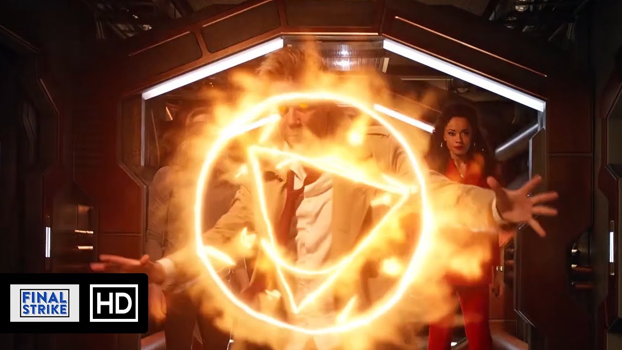 John Constantine Sends The Hell Hound Back To Hell Scene | DC's Legends ...